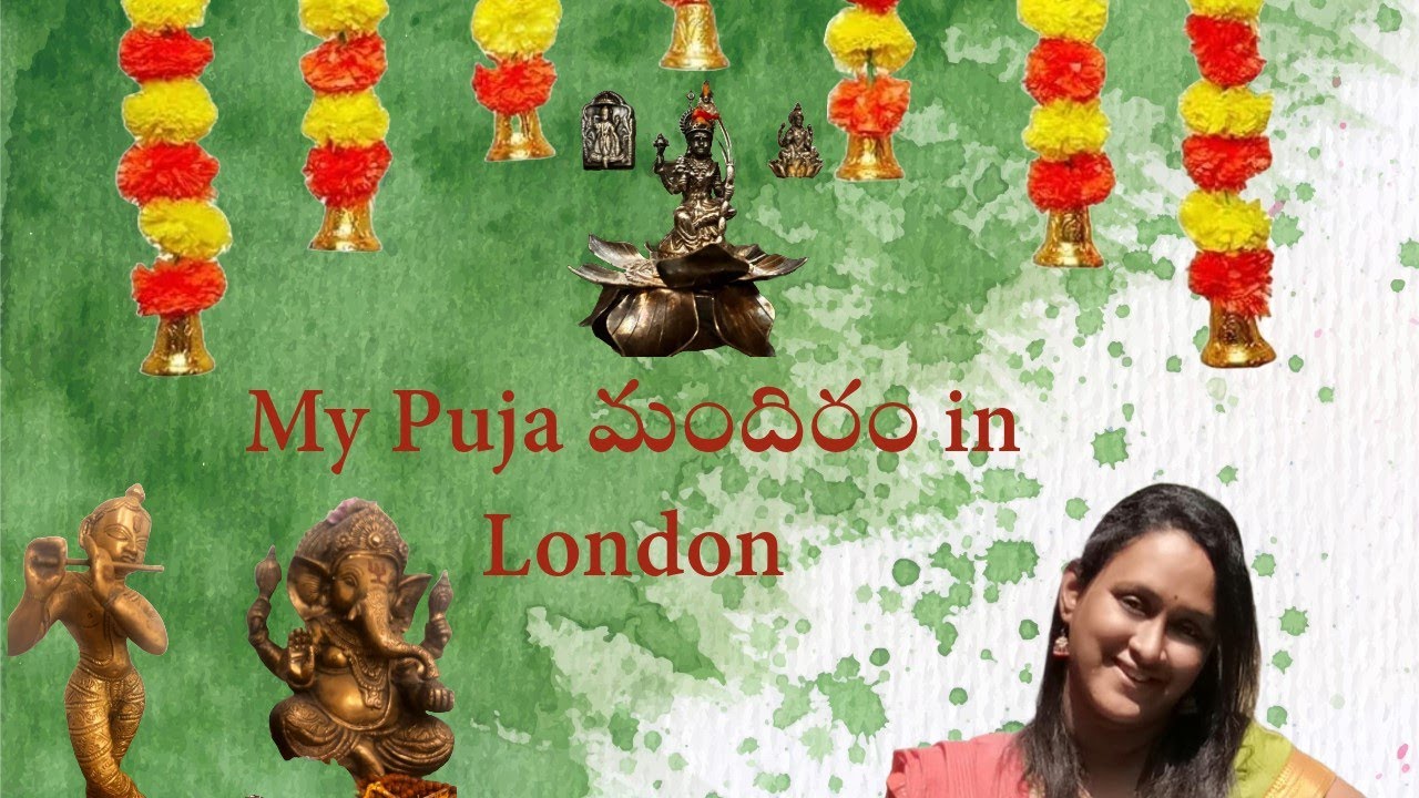 My DIY Puja room and mandir organization and Idols in London home ...