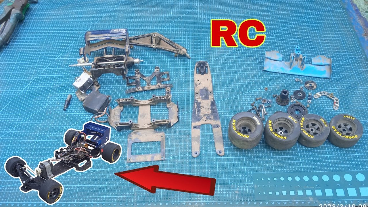 Tôi phục hồi xe RC cũ và nâng cấp bộ điện mới - YouTube