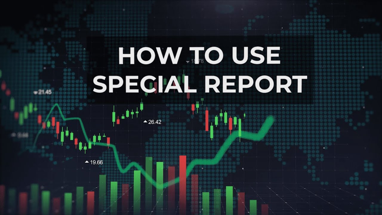How to use special report - YouTube