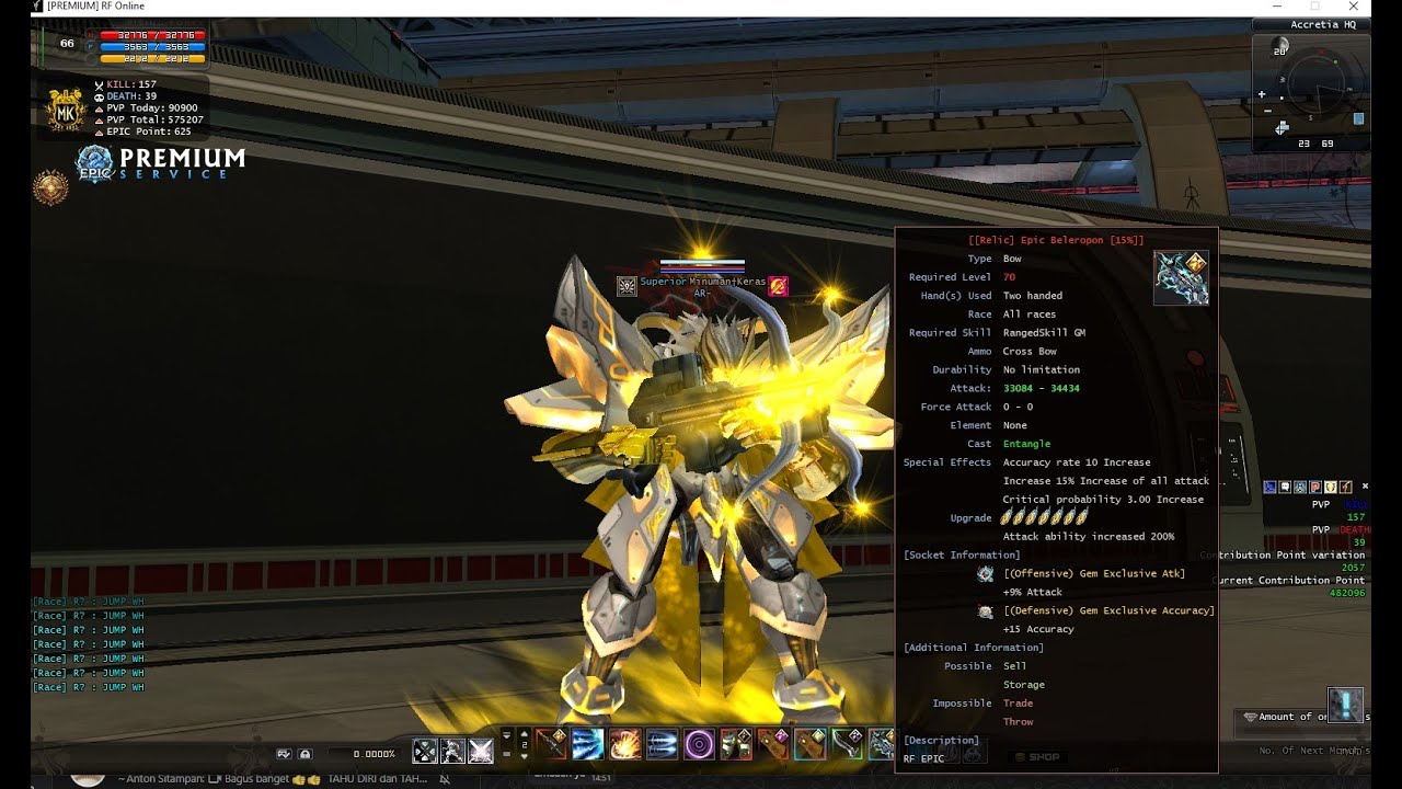 LIVE RF EPIC - AR- CHAR SULTAN RATA KANAN MENTOK PAKE SET ZEUS SENJATA ...