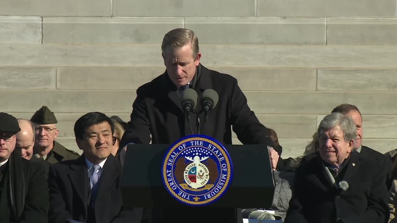 Governor-Elect Mike Kehoe is sworn in as Missouri’s 58th Governor - YouTube