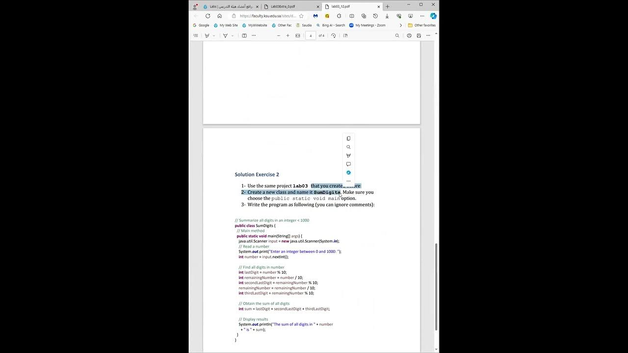 CSC111 Lab03 Integer Operations - YouTube