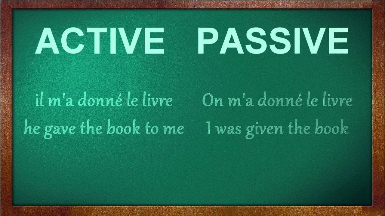 The Passive Voice #2 - Indirect Objects - YouTube