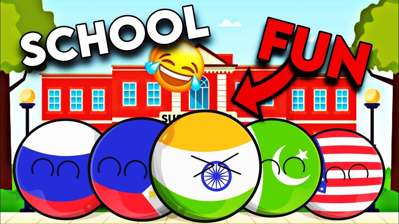School Fun be like!🤣 [Countryball in School] [Funny 🤣 and Intresting 😱 ...
