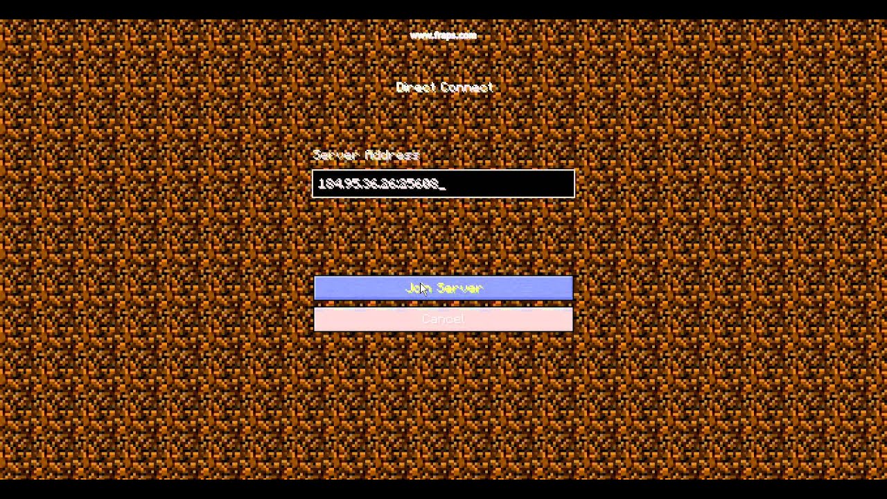 How to enter to a normal Minecraft Server - YouTube