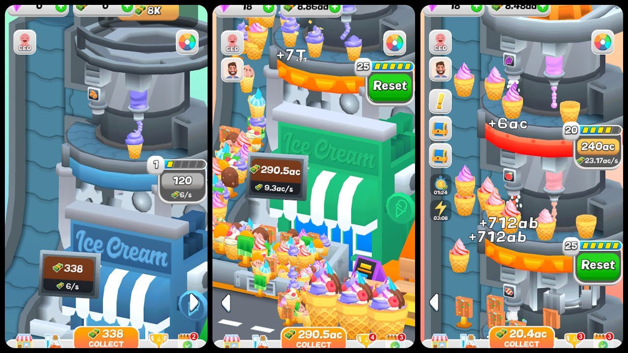 Idle Ice Cream Workshop Mobile Game | Gameplay Android & Apk - YouTube