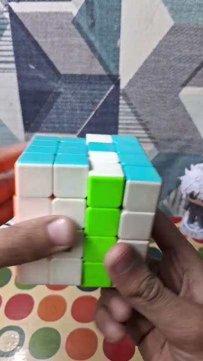 4x4 rubik's cube 1 dot solve #cube #cubingskits #kevinthecube #cubing #cubeart #cubelelo # ...