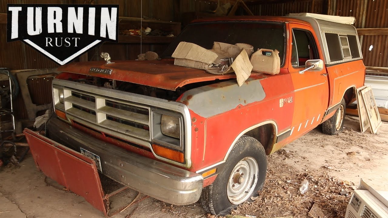 Abandoned 1986 Dodge Ram Barn Find | Will It Run & Drive Home After 15 ...