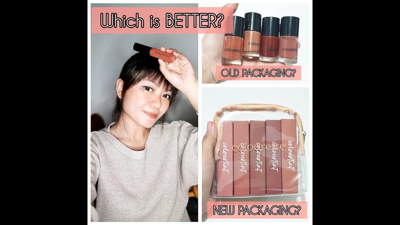 Colourette's Boss Babe Best Bundle : Old packaging VS New Packaging ...