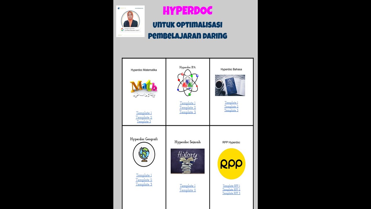 CARA MENGERJAKAN TUGAS RPP HYPERDOC DI GOOGLE CLASSROOM - YouTube