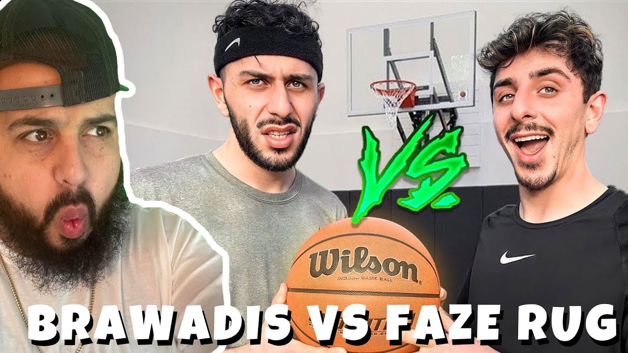 FaZe Rug VS Brawadis! (Intense Basketball 1v1) | REACTION - YouTube