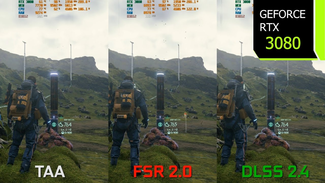 Death Stranding FSR 2.0 Mod | 4K FSR 2.0 vs DLSS 2.4 Comparison | RTX ...