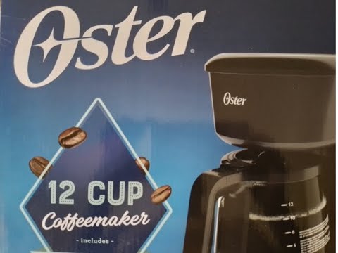HOW TO MAKE THE PERFECT CUP OF COFFEE.OSTER COFFEE MAKER.UNBOXED. 12 ...