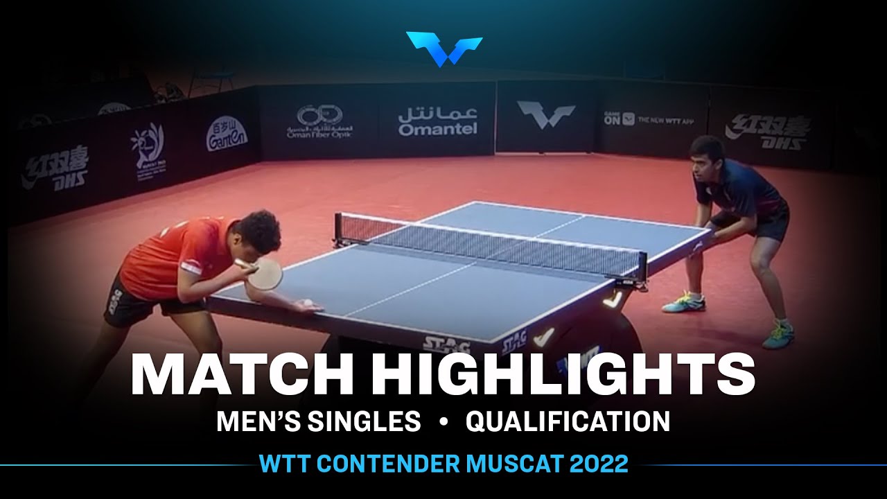 Mohammed Al Mutawa vs Harmeet Desai | MS | WTT Contender Muscat 2022 ...