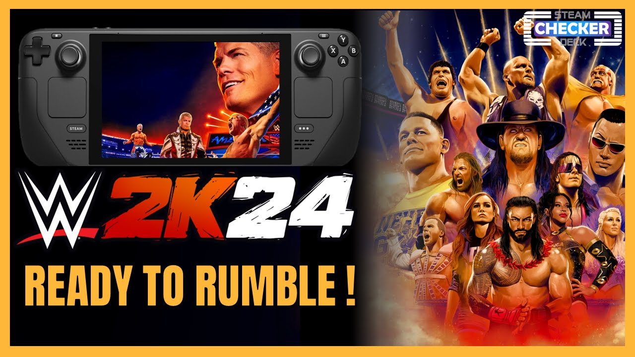 WWE 2K24 | Steam Deck | Gameplay - YouTube