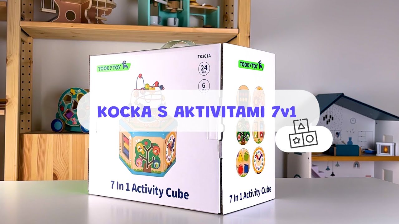 Kocka s aktivitami 7v1 - YouTube