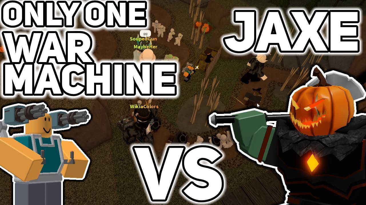 ONLY ONE War Machine vs Jaxe - Night 1 Solar Eclipse - Tower Defense ...