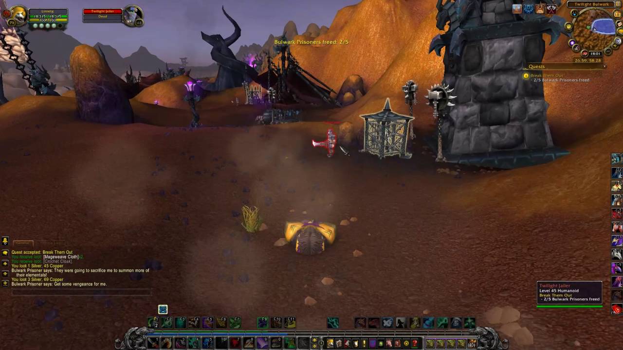 Break Them Out Quest ID 28127 Playthrough Thousand Needles - YouTube