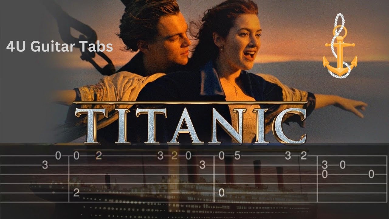 Titanic Movie Soundtrack - "My Heart Will Go On" (Guitar Tab) - YouTube ...
