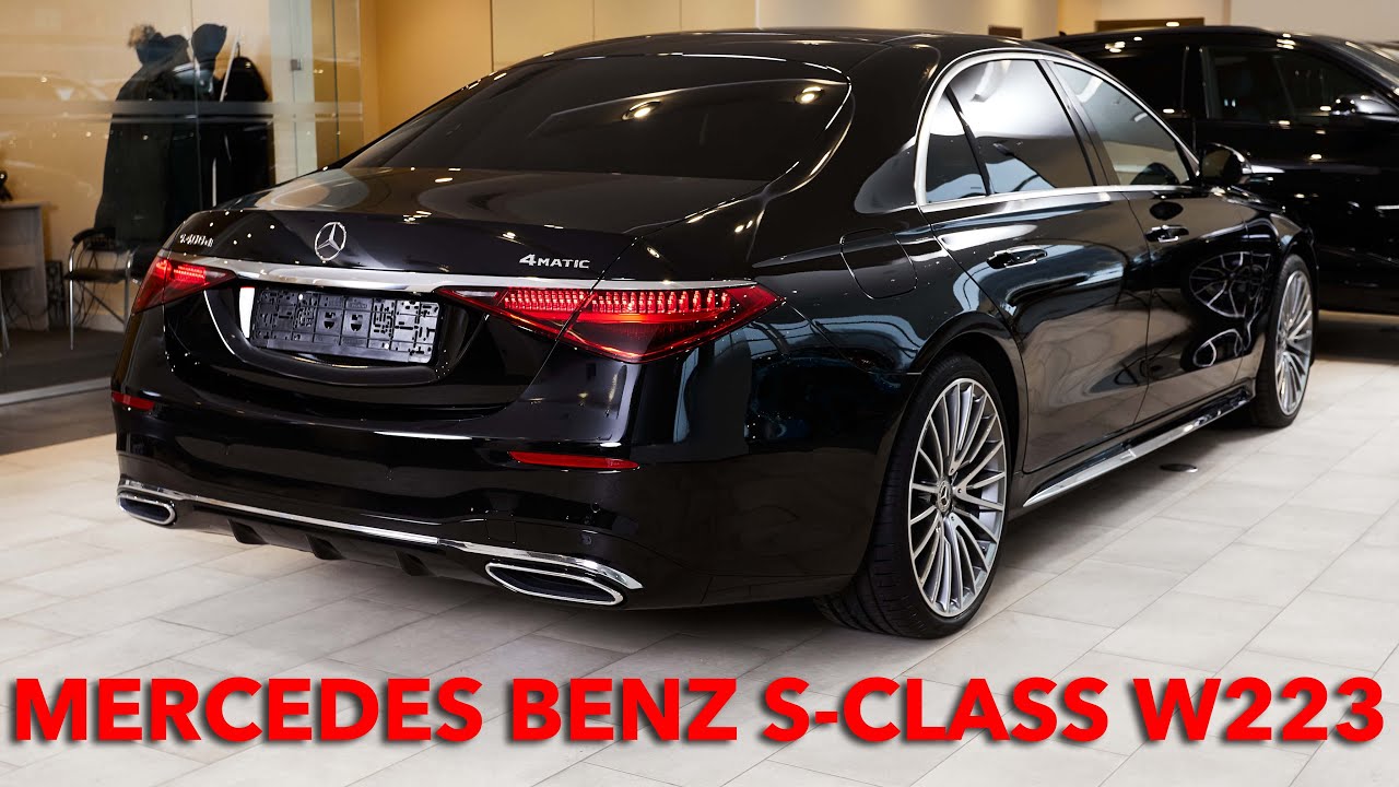 Live: обзор Mercedes Benz S-Class W223 / Black Pixel - YouTube