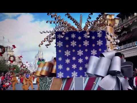 Disney Christmas parade performance in Disney world live - YouTube
