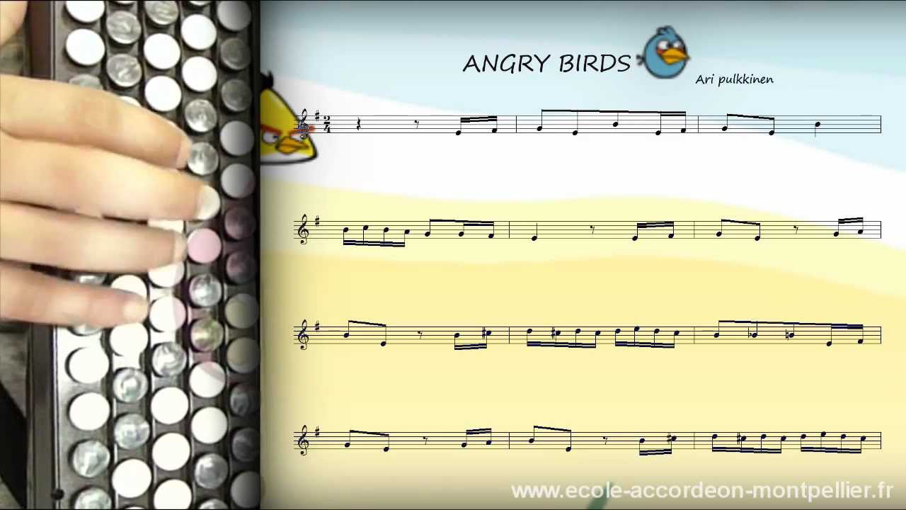 Ecole d'Accordéon de Montpellier - Angry Birds Score Theme - YouTube