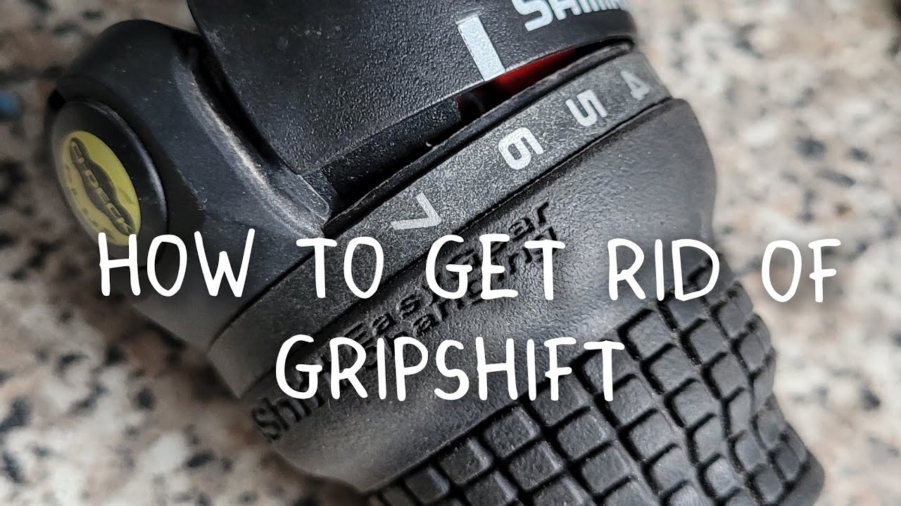 How to get rid of GripShift on a child's bike.... - YouTube