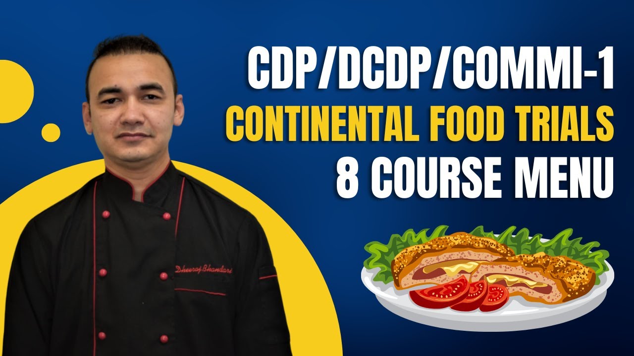 Chef De Partie Food Trail Menu | CDP Food Trail kaisay Pass Karay ...