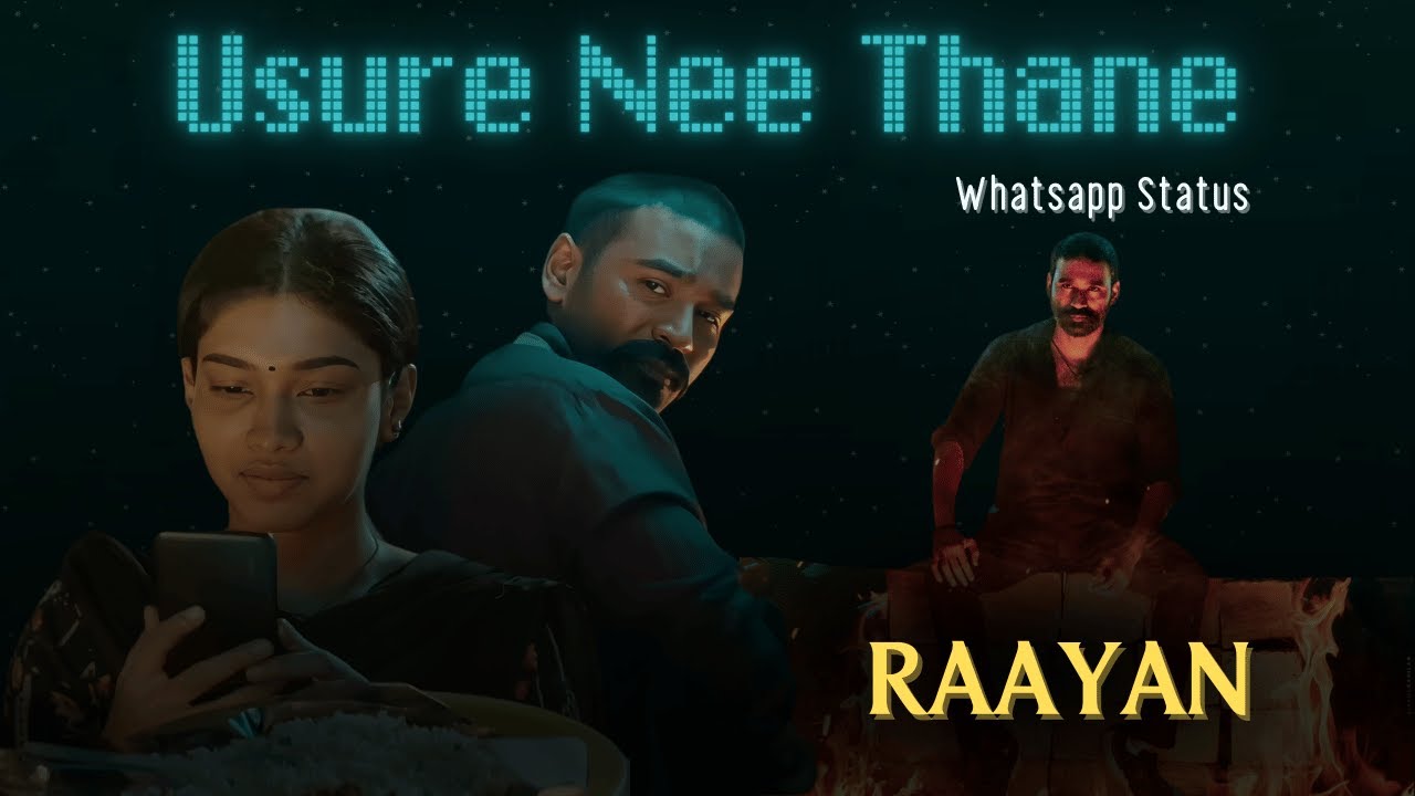 Usure Nee Thane | Whatsapp Status | Piano Version | Raayan | A. R ...