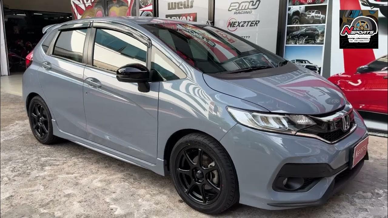 Honda Jazz + Wedssport SA75R 16” + ยาง Yoko V701 16” หล่อๆ เน้นไม่ล้นไป ล้อเซท Happywheel ยอด ...