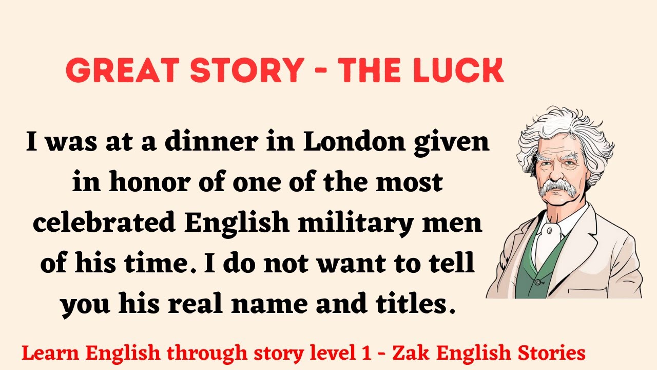 The Luck | Learn English through story level 1 | short story in English ...