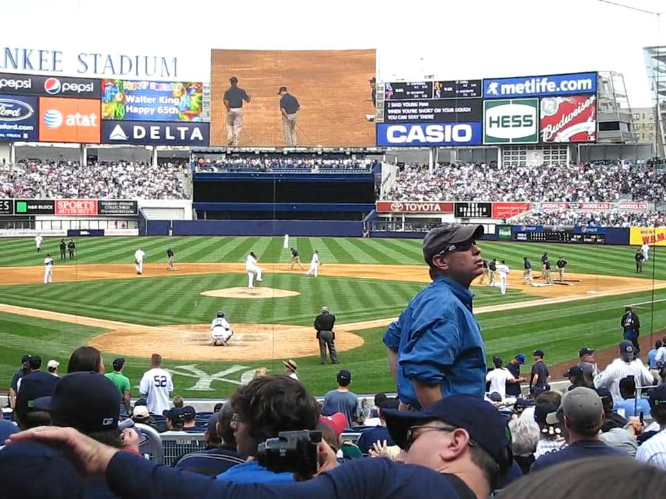 YMCA at New Yankee Stadium by Groundscrew (7th Inning Stretch) - YouTube