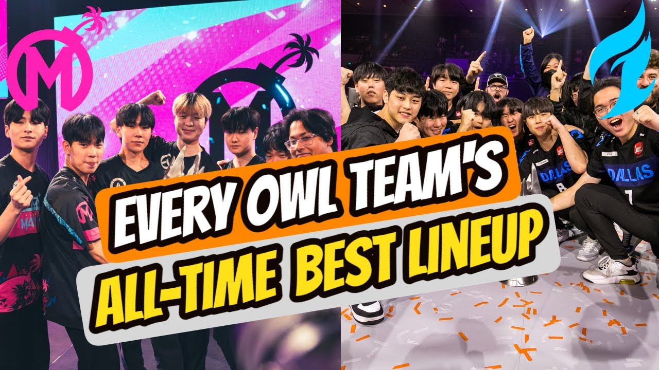The Best All-Time Lineup For Every OWL Team (OW2 Era) - YouTube