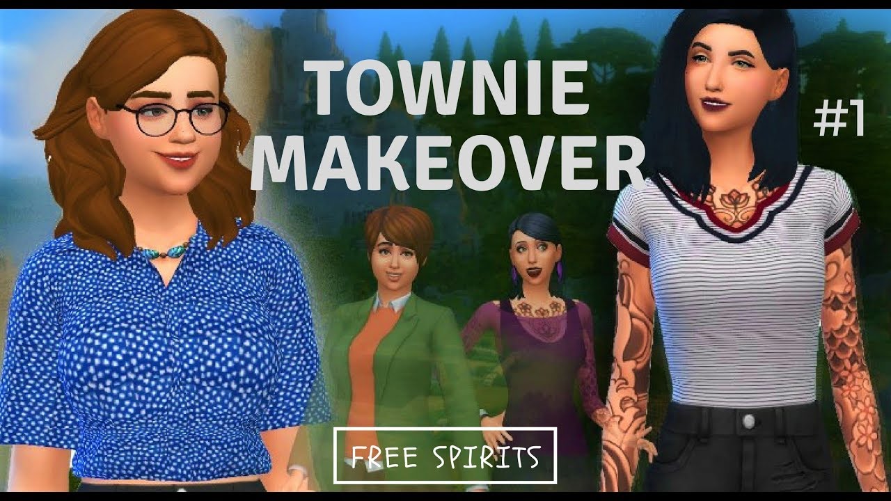 TS4\ TOWNIE MAKEOVER - ULRIKE FAUST AND MAAIKE HAAS - YouTube