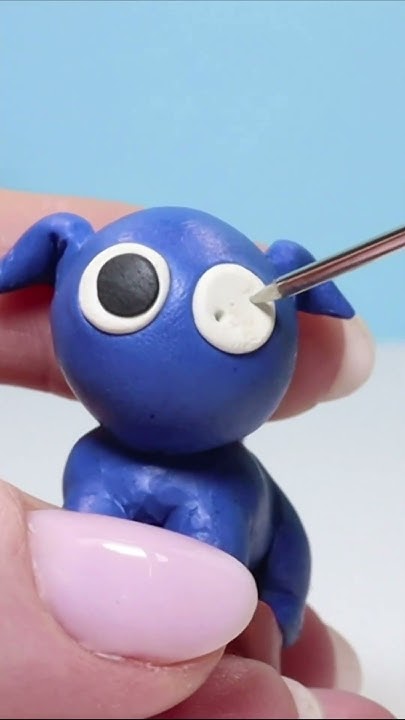 Making Blue pet RAINBOW FRIENDS Dimia clay #shorts - YouTube