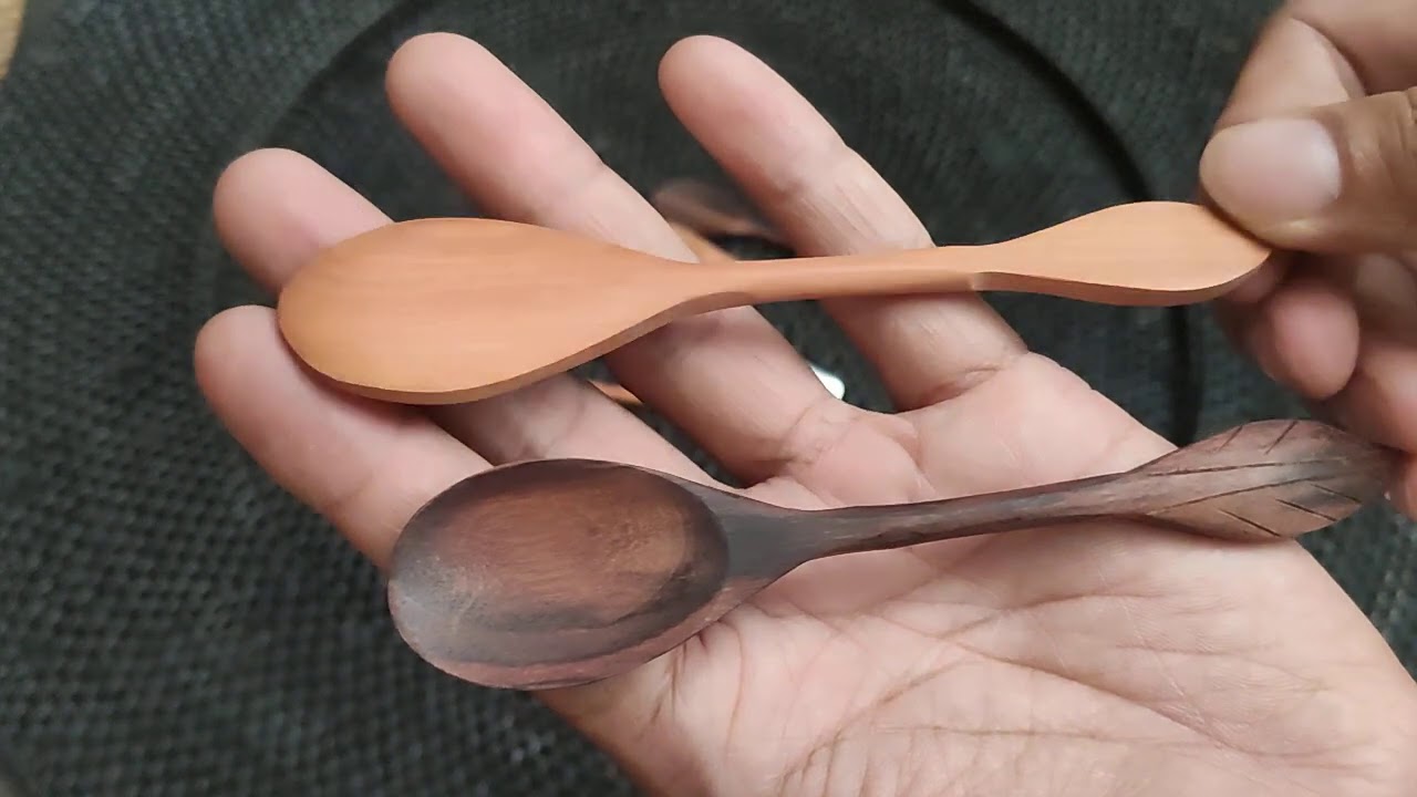 Sendok Kayu/wooden Spoon/wood Spoon WS-149 - YouTube