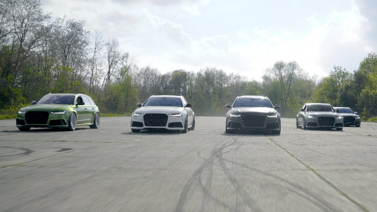 The Airport Run. | 5x RS6 & Friends [4K] - Thrillhouse Media - YouTube
