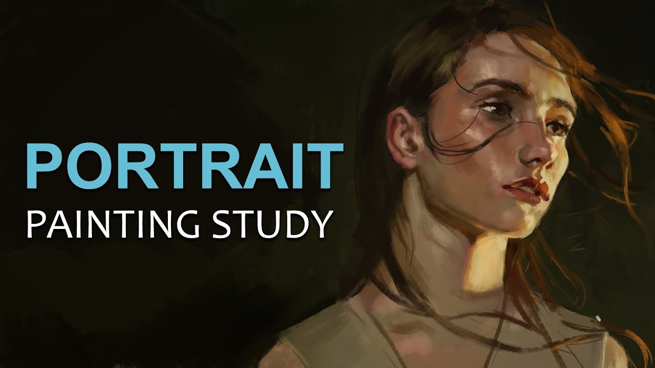 Portrait - Digital Painting Study - 7 22 19 - YouTube