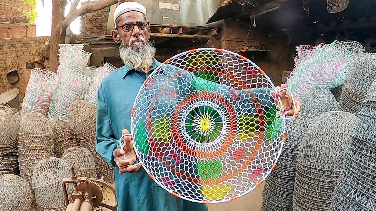 Wonderful Wire Basket Making By Talented Craftsmen - YouTube