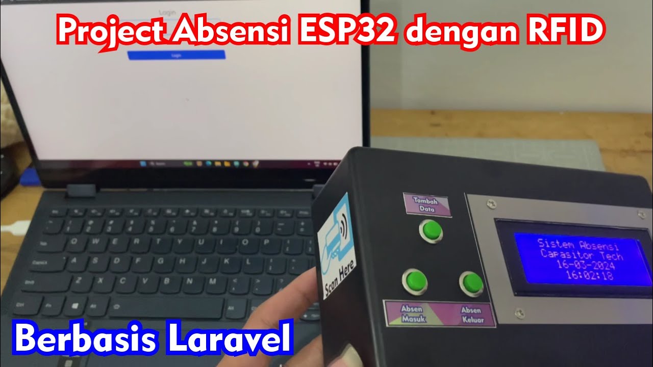 Project ESP32 dengan RFID menggunakan Framework Laravel Project Mesin ...