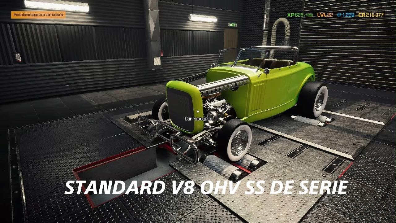 SMITH&PARKER ROADSTER 1980 V8 OHV SS DE SERIE SUR BANC CAR MECHANIC ...