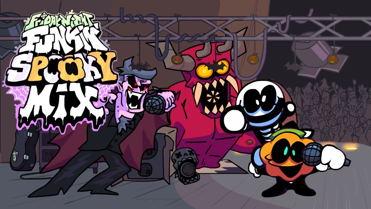 Friday Night Funkin' Spooky Mix playthrough - YouTube
