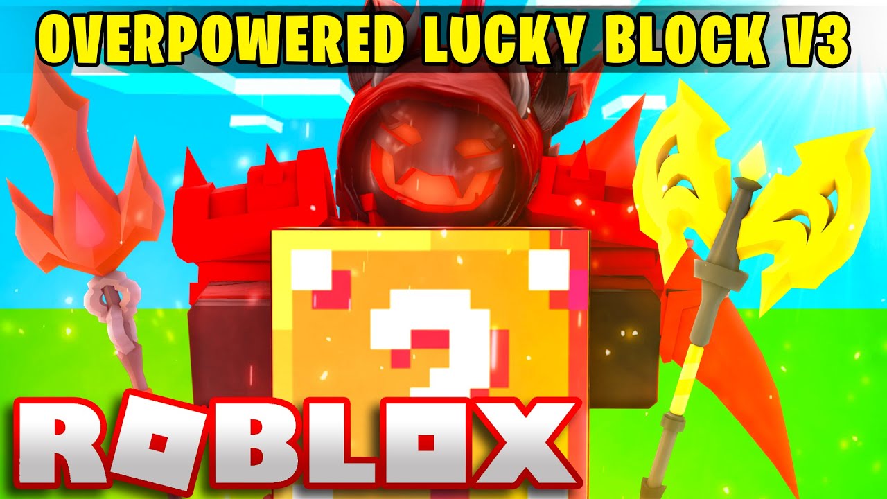 LUCKY BLOCK V3 is INSANELY OVERPOWERED... (Roblox Bedwars) - YouTube