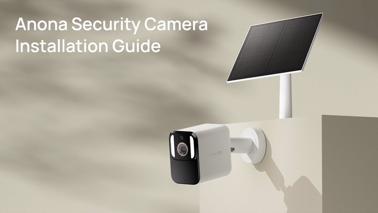 Anona Security Camera Installation Tutorial - YouTube