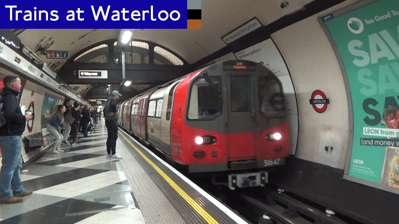 London Underground: Northern, Bakerloo and Jubilee line trains at ...