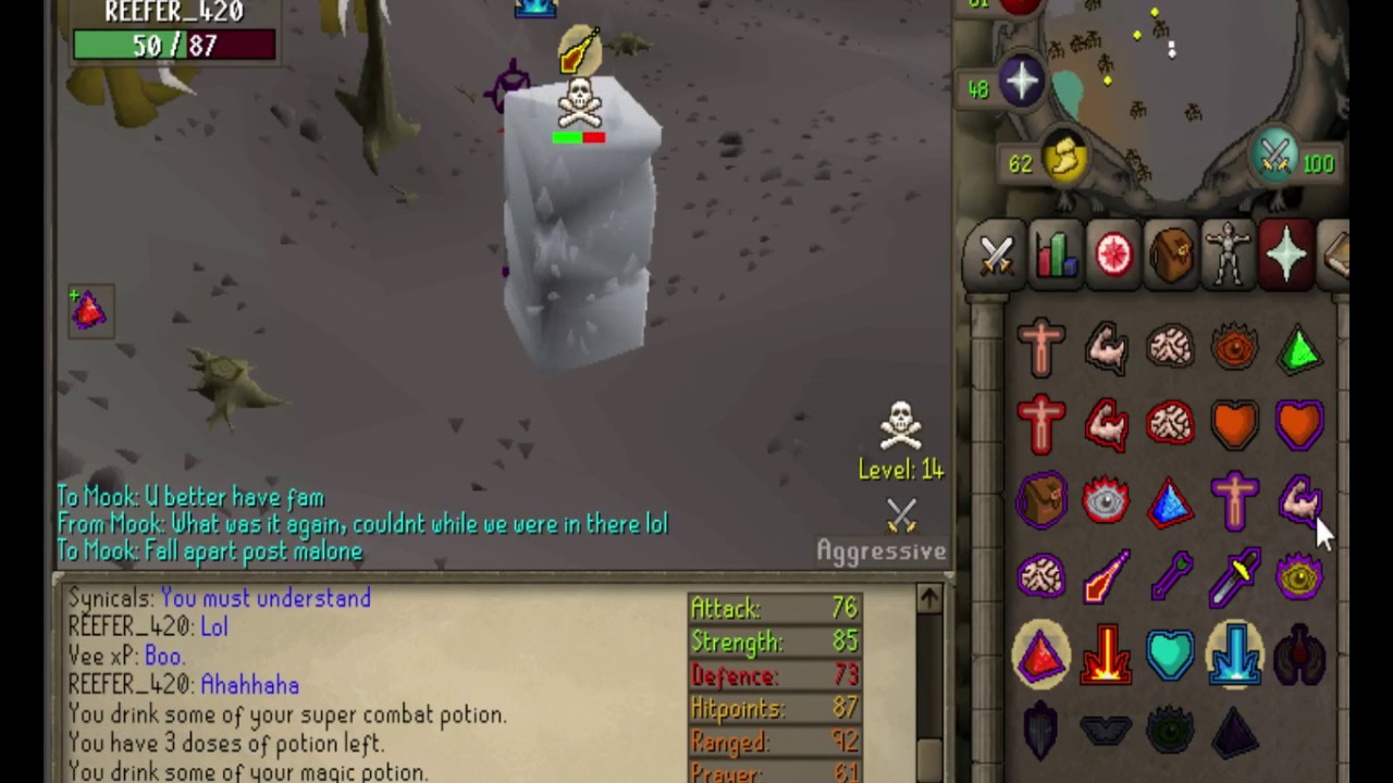 Most Braindead player on runescape.... - YouTube