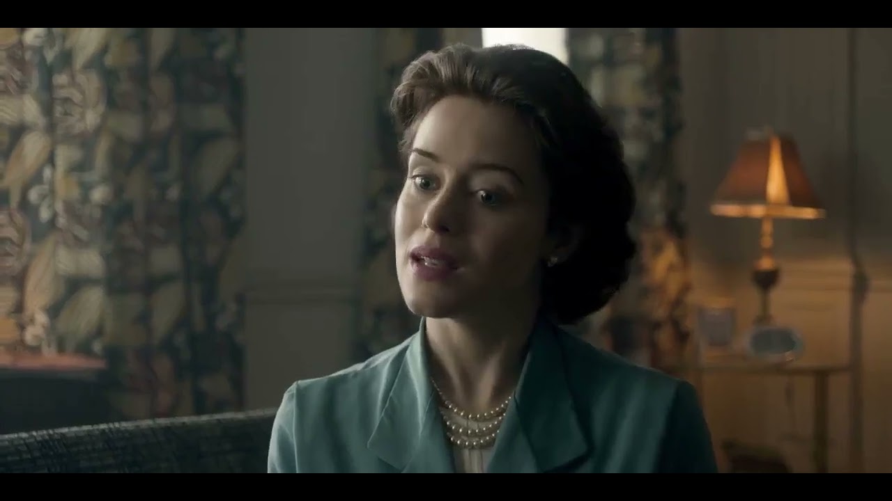 Queen Elizabeth meet Eileen | The Crown - YouTube