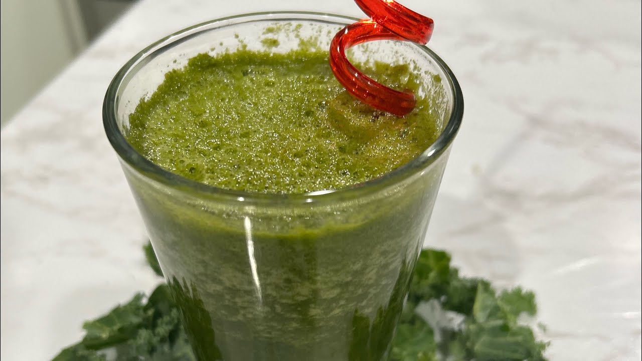 Healthy and Tasty Kale,Spinach ,Carrots Ginger and Pineapple detox ...