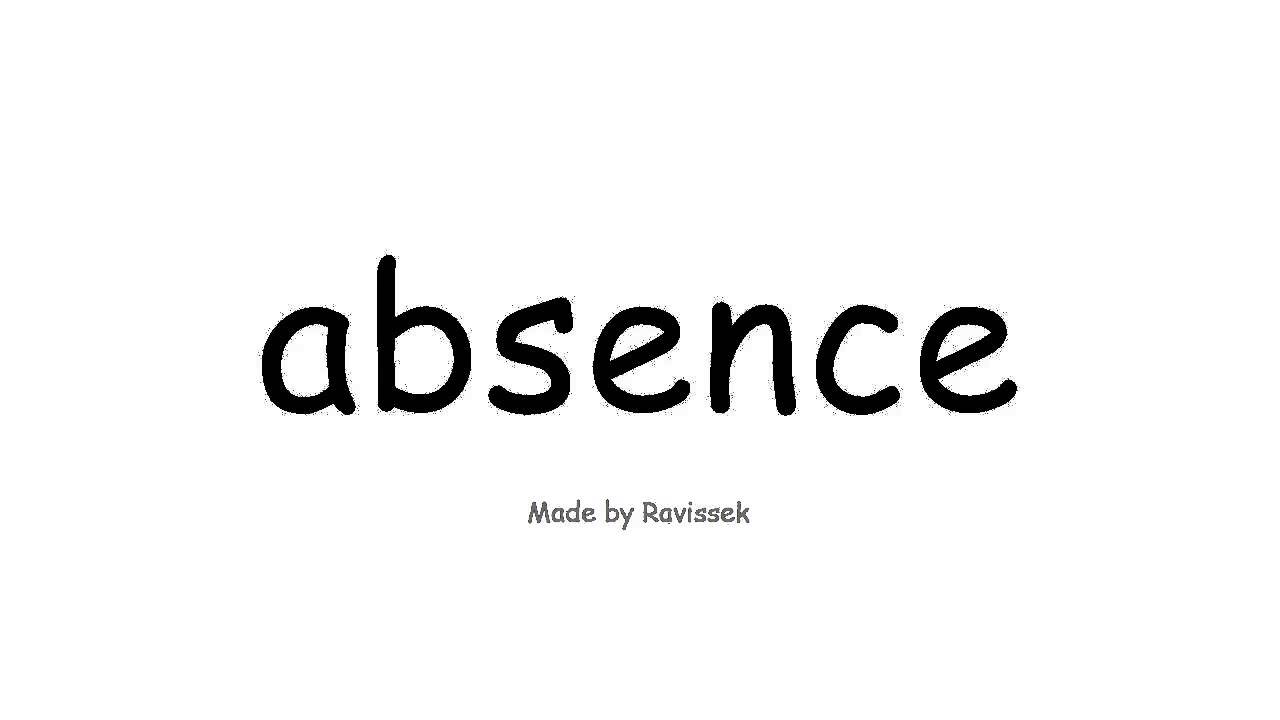 apprendre l'anglais absence - YouTube