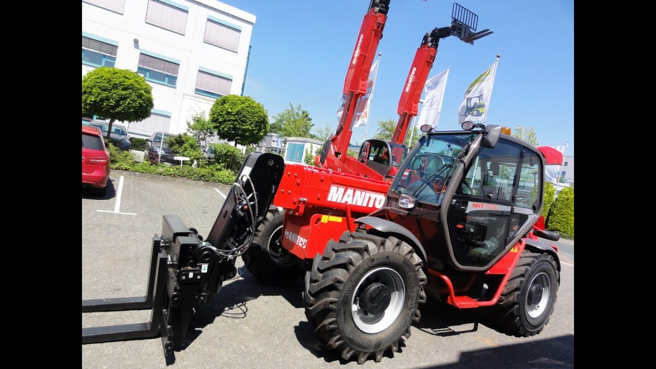 Manitou Tele MHT 860 6to Stapler kaufen oder mieten bei Frankfurt - YouTube